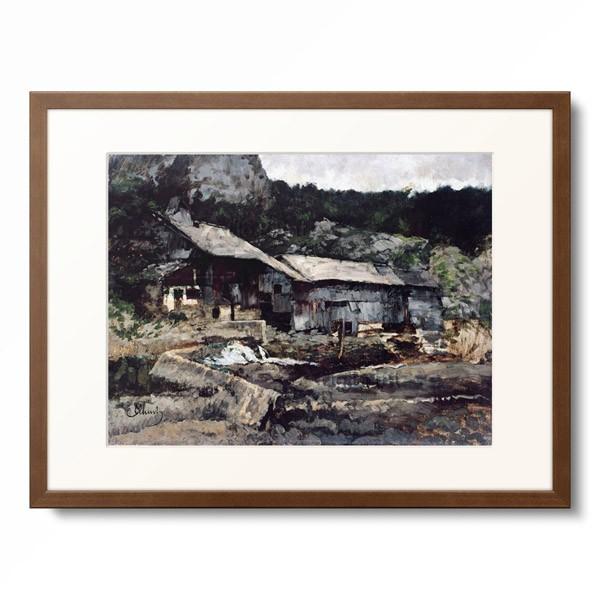 Artist: Schuch, Carl,1846-1903 Imagetitle: Water milll at Saut du Doubs. 1887 Dimensions: 60,8 x 80,2 cm Medium: oil/can...