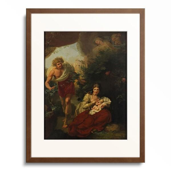 Artist: Ramberg, Johann Heinrich,1763-1840 Imagetitle: Scene from Wielands 'Oberon'. 1789 Dimensions: 63,3 x 48,8 cm Med...
