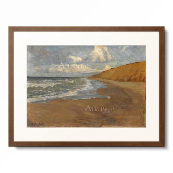 Artist: Overbeck, Fritz,1869-1909 Imagetitle: Strand auf Sylt. Um 1905 Dimensions: 46 x 66 cm Medium: Pappe Location: Ha...