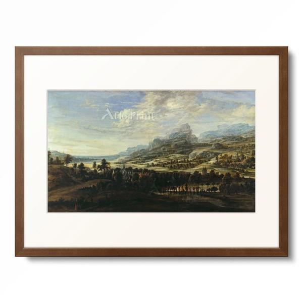 Artist: Uden, Lucas van,1595-1672 Imagetitle: Landschaft mit Kirche. Um 1650/60 Dimensions: 41 x 71 cm Medium: wood Loca...