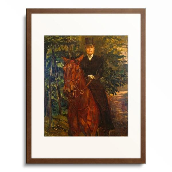 Artist: Trubner, Wilhelm,1851-1917 Imagetitle: Horsewoman. 1902 Dimensions: 153 x 127 cm Medium: Oil/Canvas Location: La...