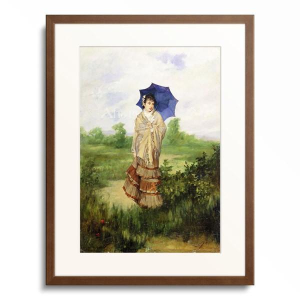 Artist: Inglada, Francesc,1850-1903 Imagetitle: The Promenade. 1880 Dimensions: 43.8 x 29.9 cm Medium: Oil on board Loca...