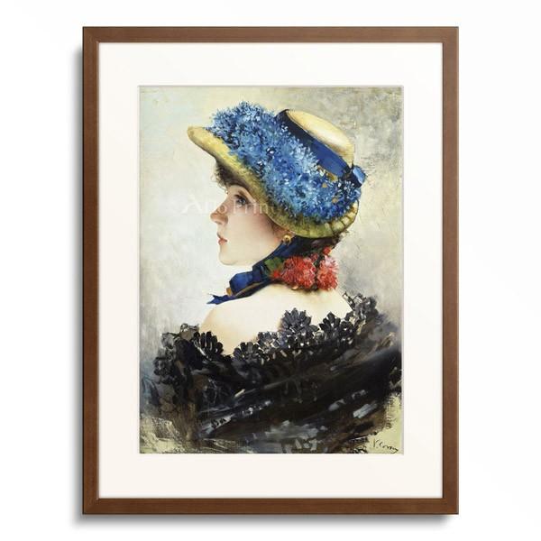 Artist: Corcos, Vittorio Matteo,1859-1933 Imagetitle: La Belle Epoque. Dimensions: 59 x 43 cm Medium: Oil/Canvas Locatio...