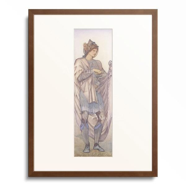 Artist: Burne-Jones, Sir Edward,1833-1898 Imagetitle: St. Martin. 1880 (A cartoon for Morris &amp; Co for the figure of ...