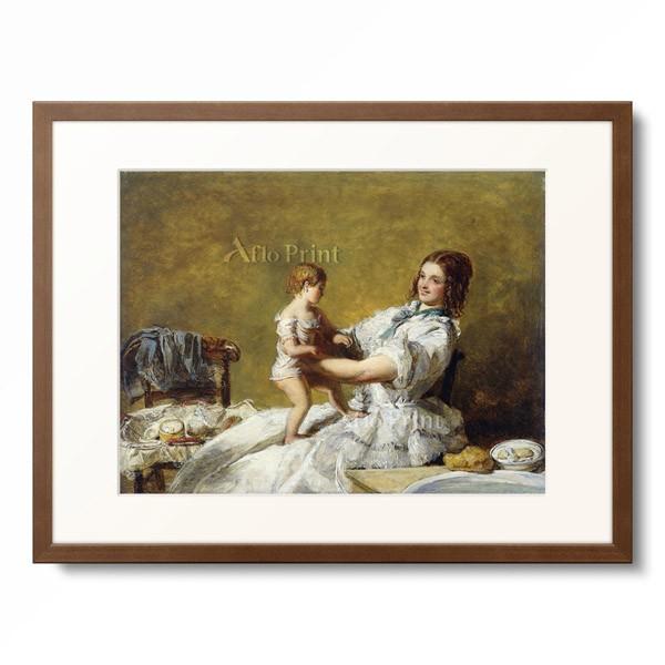Artist: Frith, William Powel,1819-1909 Imagetitle: Bedtime. 1909 Dimensions: 22 x 28 cm Medium: Oil/Wood Location: Chris...