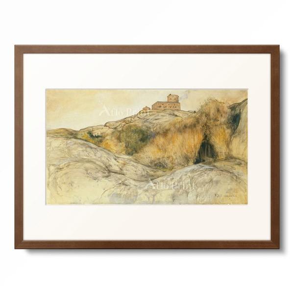 Artist: Larsson, Carl,1853-1919 Imagetitle: Marstrand Castle. 1893 Dimensions: 74.3 x 128.9 cm Medium: Charcoal,black in...