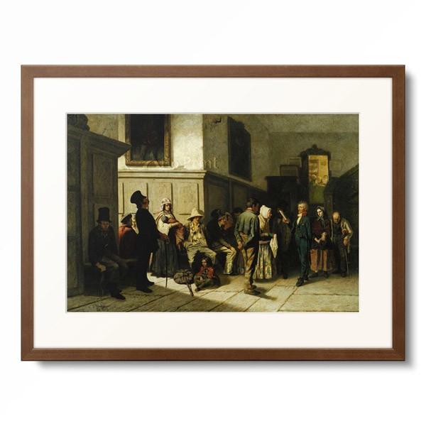 Artist: Unker, Carl Henrik,1828-1866 Imagetitle: At the Police Station. 1857 Dimensions: 93.5 x 138.5 cm Medium: Oil/Can...