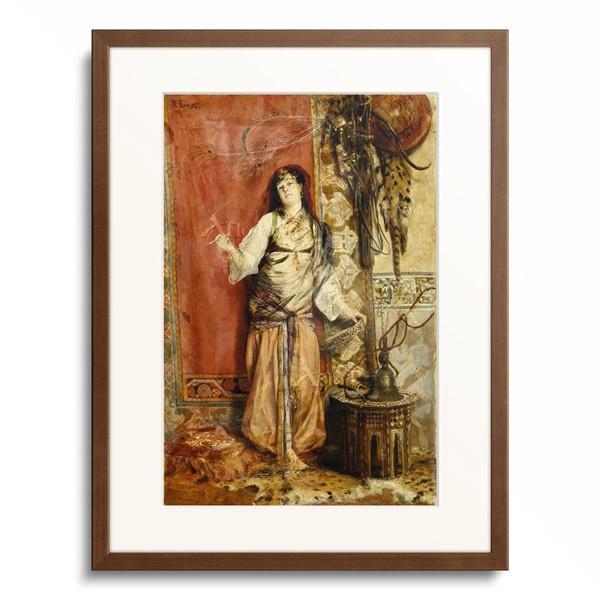 Artist: Ernst, Rudolph,1854-1932 Imagetitle: The Odalisque. Dimensions: 48 x 32 cm Medium: Oil/Wood Location: Christie's...