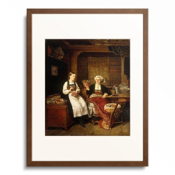 Artist: Tidemand, Adolph,1814-1876 Imagetitle: Preparations for the Celebration. 1867 Dimensions: 71.6 x 63.5 cm Medium:...
