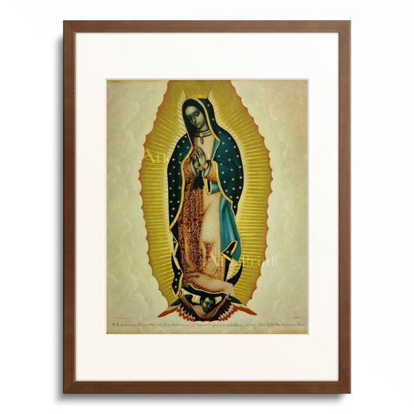 Artist: Cabrera, Miguel,1695-1768 Imagetitle: The Virgin of Guadeloupe. 1766 Medium: Oil on copper Location: Christie's ...