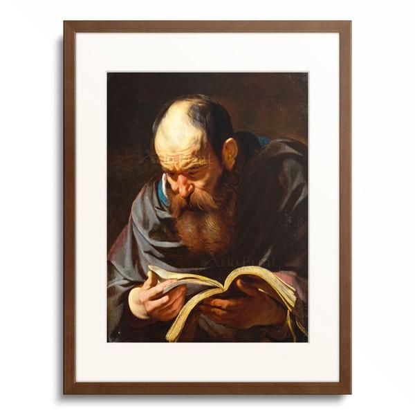 Artist: Jordaens, Jacob,1593-1678 Imagetitle: Saint Simon. Dimensions: 66 x 51.5 cm Medium: Oil/Wood Location: Christie'...