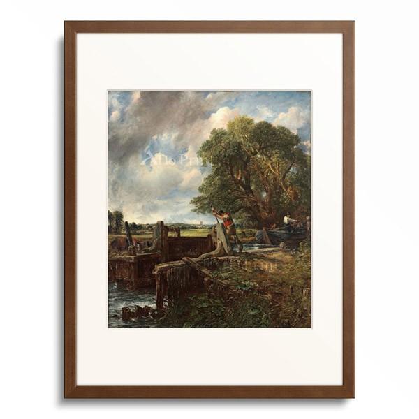 作家名： ジョン・コンスタブル ( 1776年 - 1837年 )国籍： イギリスジャンル ： ロマン主義 Artist: Constable, John,1776-1837 Imagetitle: The Lock. Dimensions...