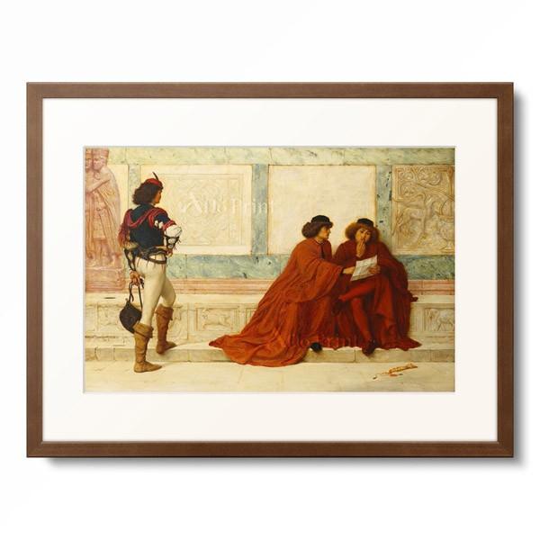 Artist: Wallis, Henry,1830-1916 Imagetitle: Despatch from Trebizond, Shakespearean scene from The Merchant Of Venice. 18...