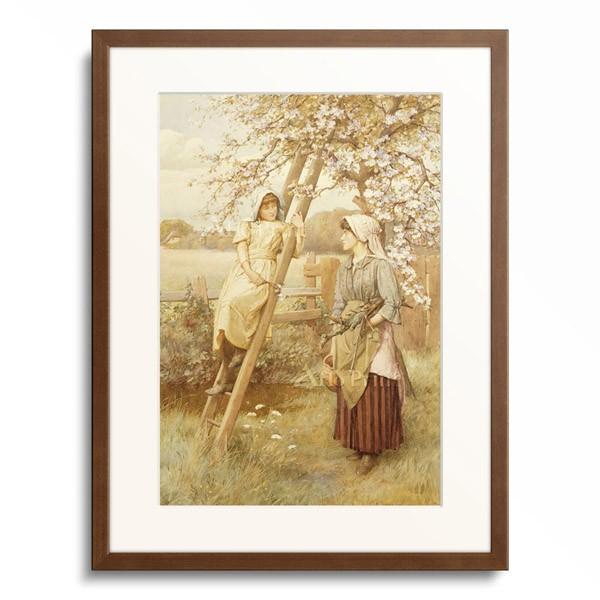 Artist: Wilson, Charles Edward,1854-1941 Imagetitle: A Bit of Gossip. 1903 Dimensions: 52 x 35.5 cm Medium: Bleistift/Wa...