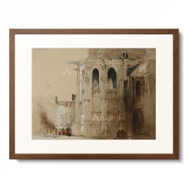 Artist: Roberts, David,1796-1864 Imagetitle: Dieppe. 1828 Dimensions: 22.9 x 30.7 cm Medium: Watercolour on paper,Pencil...