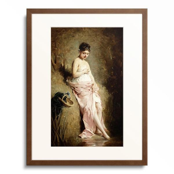 Artist: Chaplin, Charles,1825-1891 Imagetitle: The Bather. Dimensions: 42 x 26.5 cm Medium: oil/canvas Location: Christi...