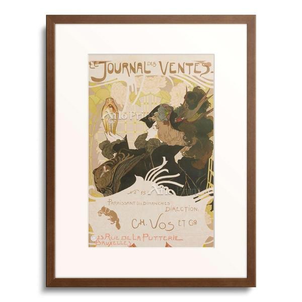 Artist:Feure, Georges de,1868-1943 Imagetitle:Le Journal des Ventes. 1897 Dimensions:64.7 x 47 cm Medium:Colour lithogra...