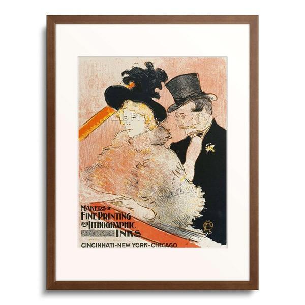 Artist:  Toulouse-Lautrec, Henri de,1864-1901 Imagetitle:  At the Concert. 1896 Dimensions:  48.3 x 35.8 cm Medium:  Lit...