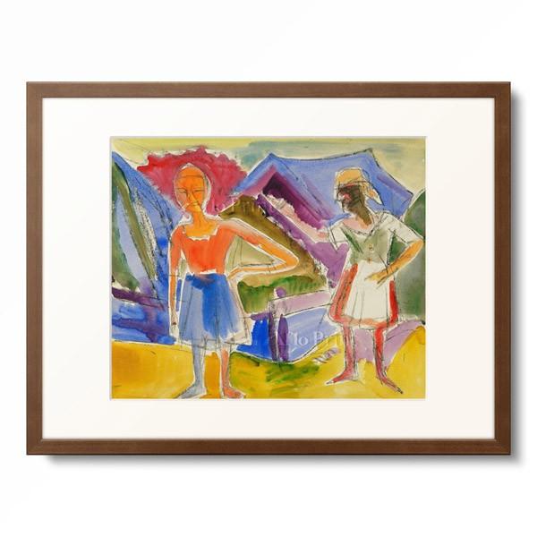 作家名： エルンスト・ルートヴィッヒ・キルヒナー ( 1880年 - 1938年 ) 国籍： ドイツ ジャンル ： ドイツ表現主義Artist: Kirchner, Ernst Ludwig,1880-1938 Imagetitle: Tw...