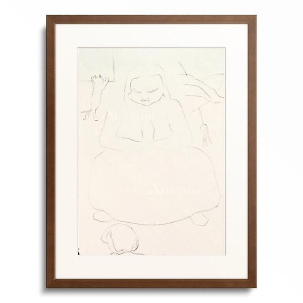 Artist: Stuckenberg, Fritz,1881-1944 Imagetitle: Woman with Kitten. Before 1936 Dimensions: 43 x 31,5 cm Location: Lande...