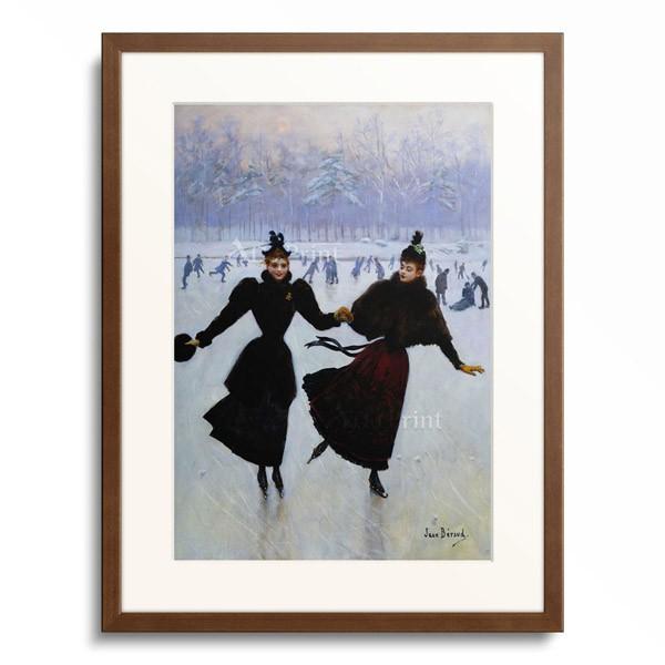 Artist: Beraud, Jean,1849-1936 Imagetitle: The Skaters (Les Patineuses). Dimensions: 60 x 42 cm Medium: Oil/Canvas Locat...