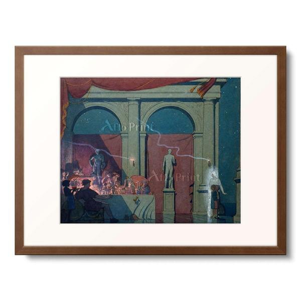 Artist: Robinson, Frederick Cayley,1862-1927 Imagetitle:Tyltyl turns the Diamond in The Palace of Luxury. 1911 (Illustra...