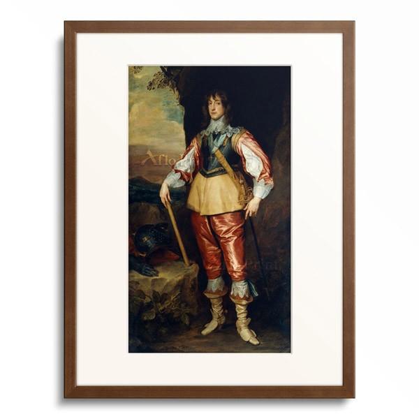 Artist: Dyck, Anthonis van,1599-1641 Imagetitle: Portrait of Prince Charles Louis, Full Length, in a Breastplate Over a ...
