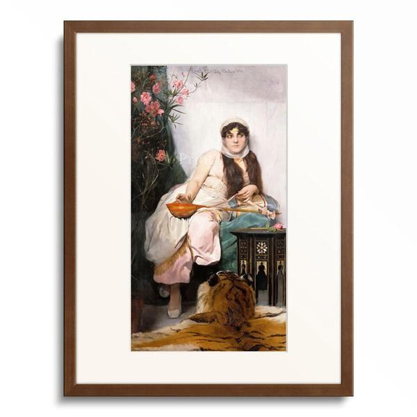 Artist: Sterry, Carl,1861-? Imagetitle: An Oriental Musician. 1888 Dimensions: 175.2 x 97.3 cm Medium: Oil/Canvas Locati...