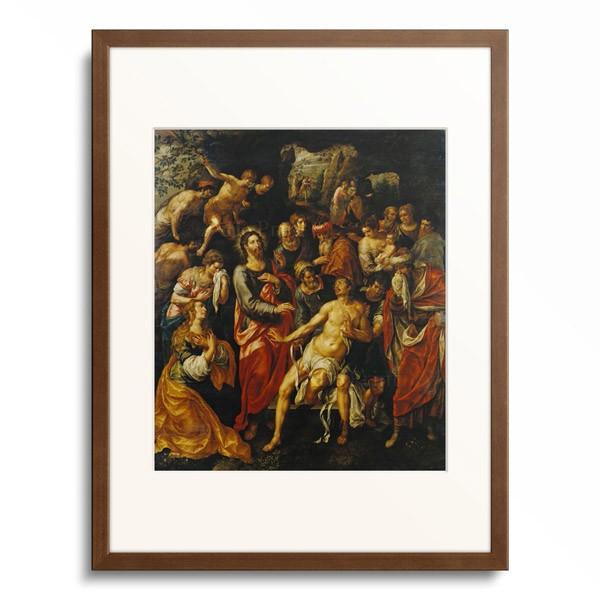 Artist: Clerck, Hendrick de,ca. 1570-1629 Imagetitle: The Raising of Lazarus. Dimensions: 215 x 185 cm Medium: Oil/Wood ...