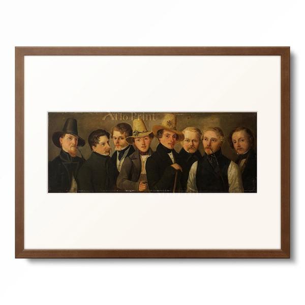 所蔵：クンストパラスト美術館Artist: Rustige, Heinrich Franz Gaudenz von,1810-1900 Imagetitle: Portraits of the Dusseldorf School of Pa...