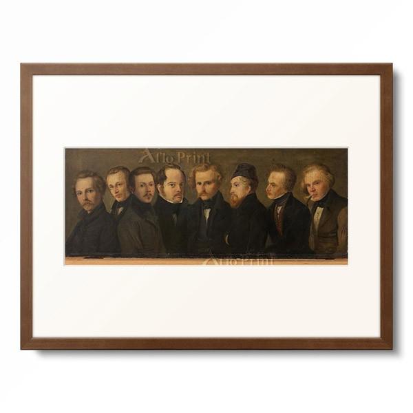 所蔵：クンストパラスト美術館Artist: Rustige, Heinrich Franz Gaudenz von,1810-1900 Imagetitle: Portraits of the Dusseldorf School of Pa...