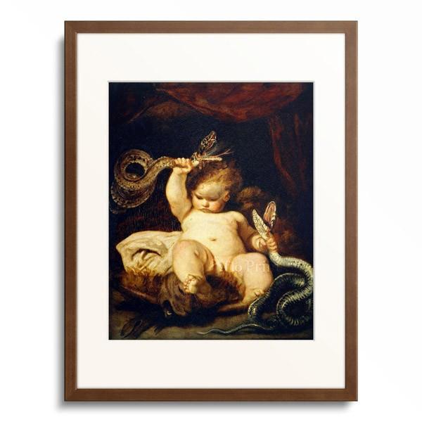 Artist: Reynolds, Sir Joshua,1723-1792 Imagetitle: The Infant Hercules. Dimensions: 127 x 101.6 cm Medium: Oil/Canvas Lo...