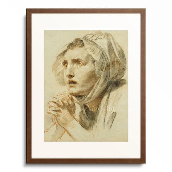 作家名： ジャン＝バティスト・グルーズ ( 1725年 - 1805年 ) フランスの画家ジャンル： ロココ美術 新古典主義Artist: Greuze, Jean Baptiste,1725-1805 Imagetitle: Portra...