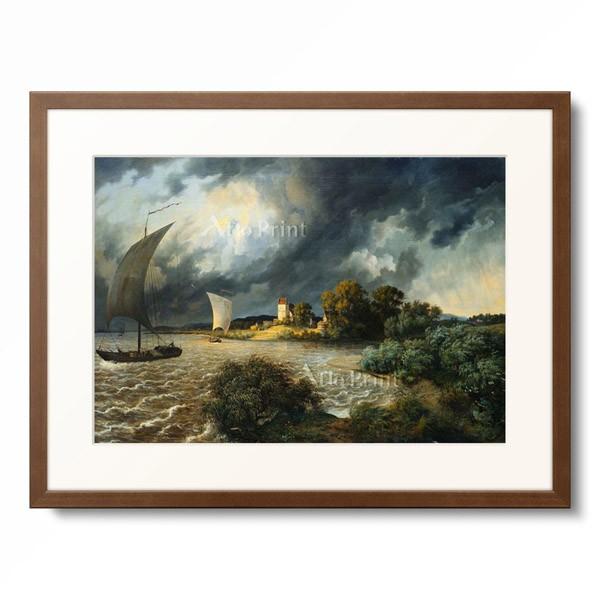 Artist: Oehme, Ernst Ferdinand,1797-1855 Imagetitle: The Approaching Storm. 1838 Dimensions: 99 x 142 cm Medium: Oil/Can...