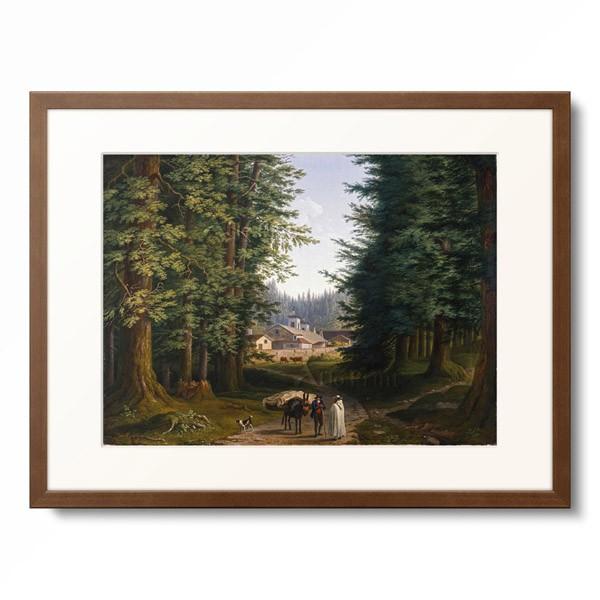 Artist: Hackert, Jacob Philipp,1737-1807 Imagetitle: Saint Eremo di Camaldoli Abbey. 1802 Dimensions: 64,5 x 88 cm Mediu...