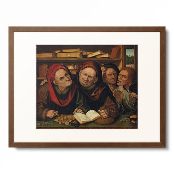 Artist: Massys the Younger, Quentin,1543-1589 Imagetitle: Suppliants in the Office of two Tax Collectors. Dimensions: 78...