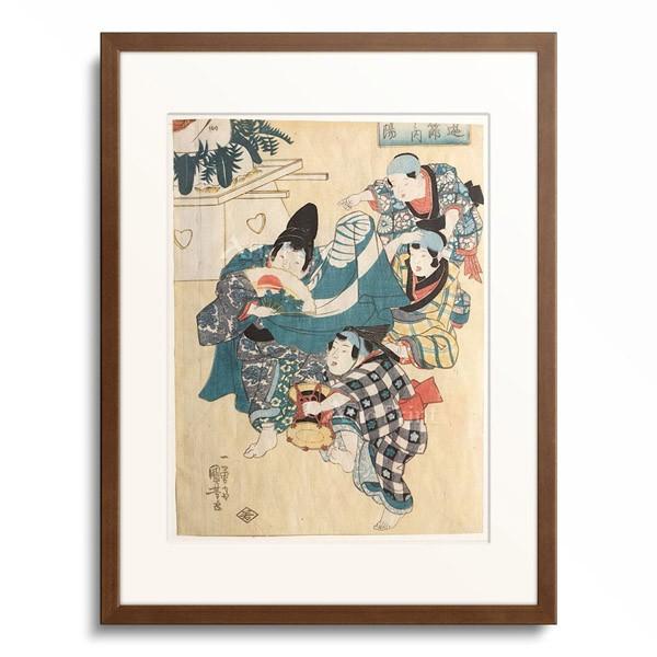 所蔵：クンストパラスト美術館Artist:  Kuniyoshi, Utagawa,1797-1862 Imagetitle:  The Double Ninth Festival from the ninth day of the nin...