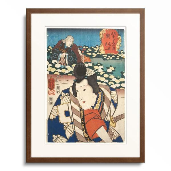 所蔵：クンストパラスト美術館Artist:  Kuniyoshi, Utagawa,1797-1862 Imagetitle:  The Sign of the Tiger: Torazo and Kiichi (from the seri...