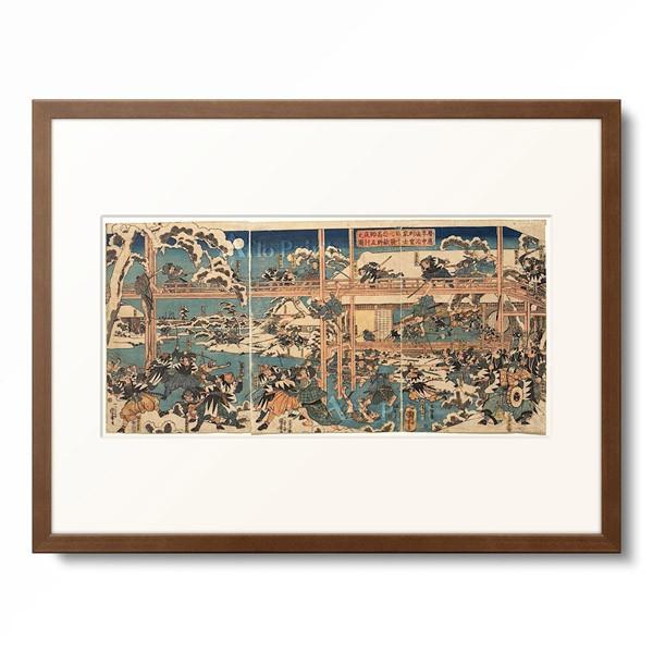 所蔵：クンストパラスト美術館Artist:  Kuniyoshi, Utagawa,1797-1862 Imagetitle:  The revenge of the abandoned Samurai: The Feast at the ...