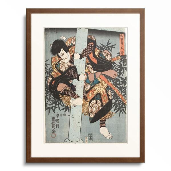 所蔵：クンストパラスト美術館Artist:  Kunisada, Utagawa,1786-1865 Imagetitle:  Ichikawa Ebizo V (former Danjuro VII) in the role of Iga...