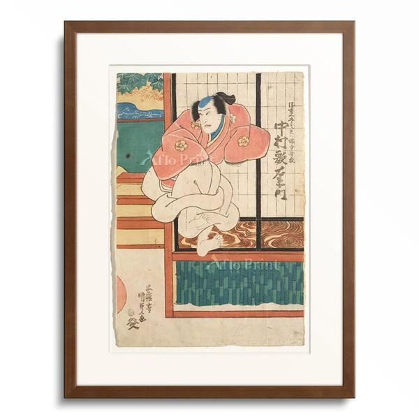 所蔵：クンストパラスト美術館Artist:  Kunisada, Utagawa,1786-1865 Imagetitle:  Nakamura Utaemon representing Ukiyo Matagoro, who in rea...