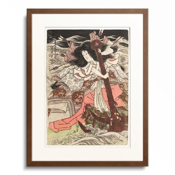 所蔵：クンストパラスト美術館Artist:  Kunisada, Utagawa,1786-1865 Imagetitle:  Iwai Hanshiro V representing Taira Princess Tamamushi Hi...