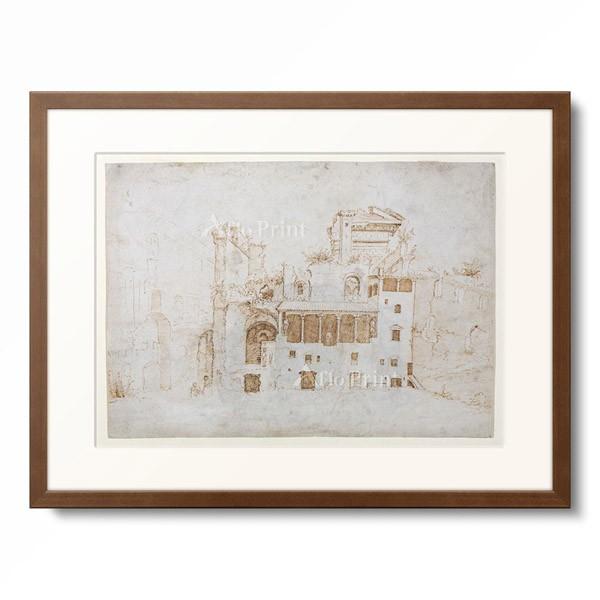 所蔵：クンストパラスト美術館Artist: Heemskerck, Maerten van,1498-1574 Imagetitle: Ruins of the Temple of Serapis and Palace of the Col...