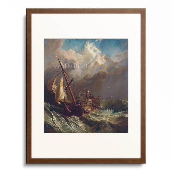 Artist: Stanfield, William Clarkson,1793-1867,after Imagetitle: On the Dogger Bank. Dimensions: 78,8 x 71,2 cm Medium: o...