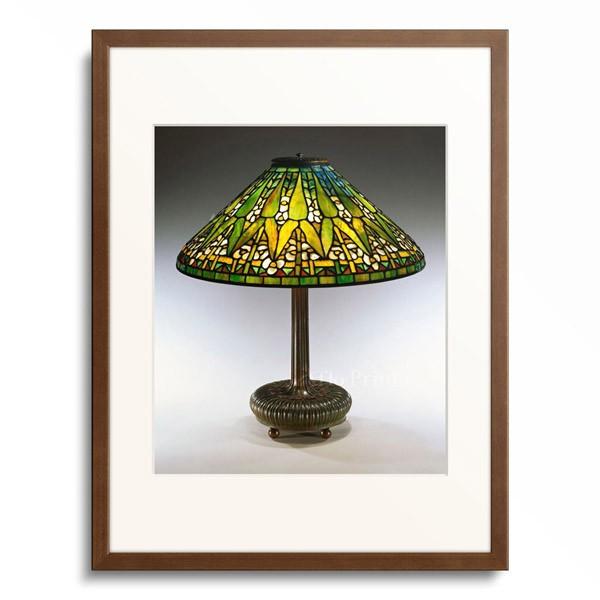 所蔵：クンストパラスト美術館Artist: Tiffany Studios Imagetitle: An 'Arrowroot' leaded glass window, Tiffany Studios. Around 1910 Dimen...