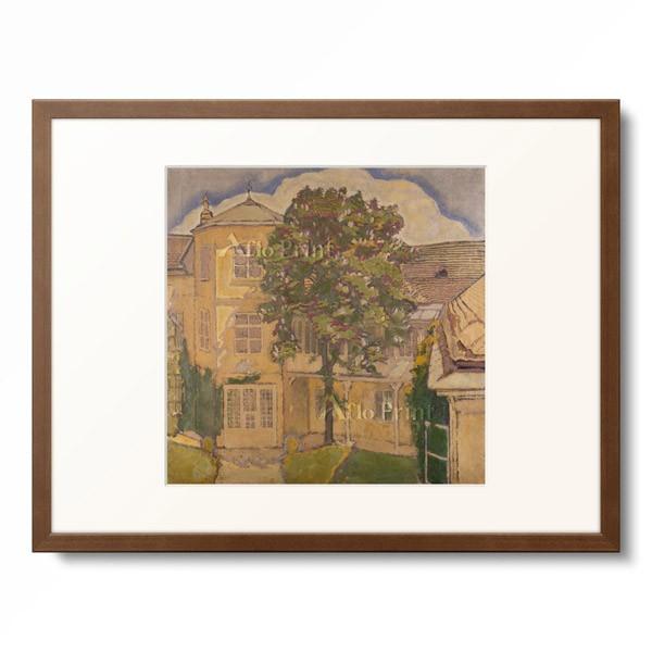 Artist: Moser, Koloman,1868-1918 Imagetitle: Flowering Chestnut Tree in the Garden. Dimensions: 100 x 100 cm Medium: oil...