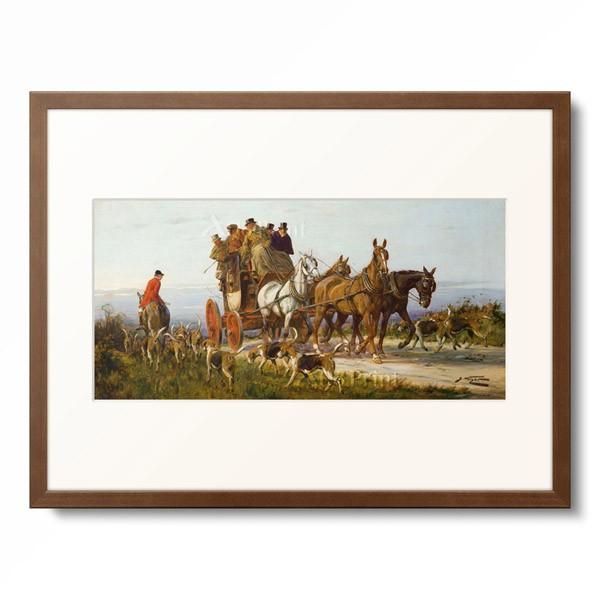 Artist: Wright, George,1860-1942 Imagetitle: Passing the Hunt. Medium: Oil/Canvas Location: Christie's Images Ltd