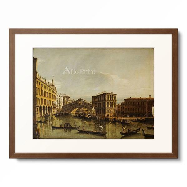 Artist: Bellotto, Bernardo (Canaletto),1721-1780,attributed to Imagetitle: The Grand Canal, Venice with the Fondaco Dei ...
