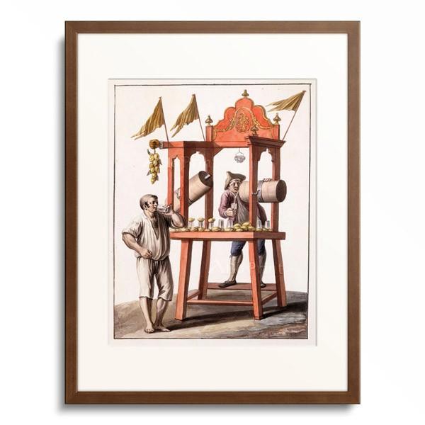 Artist: Gatta, Saviero Xavier della,1777-1829 Imagetitle: Iced Water Vendor (Venditore d'acqua Gelata). 1803 Dimensions:...