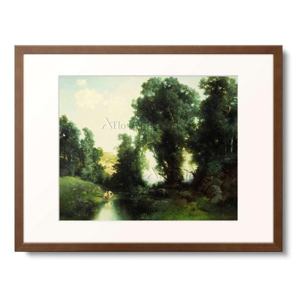 Artist:Moran, Thomas,1837-1926 Imagetitle:The Bathing Hole, Cuernavaca, Mexico. 1913 Dimensions:51.5 x 63.5 cm Medium:oi...